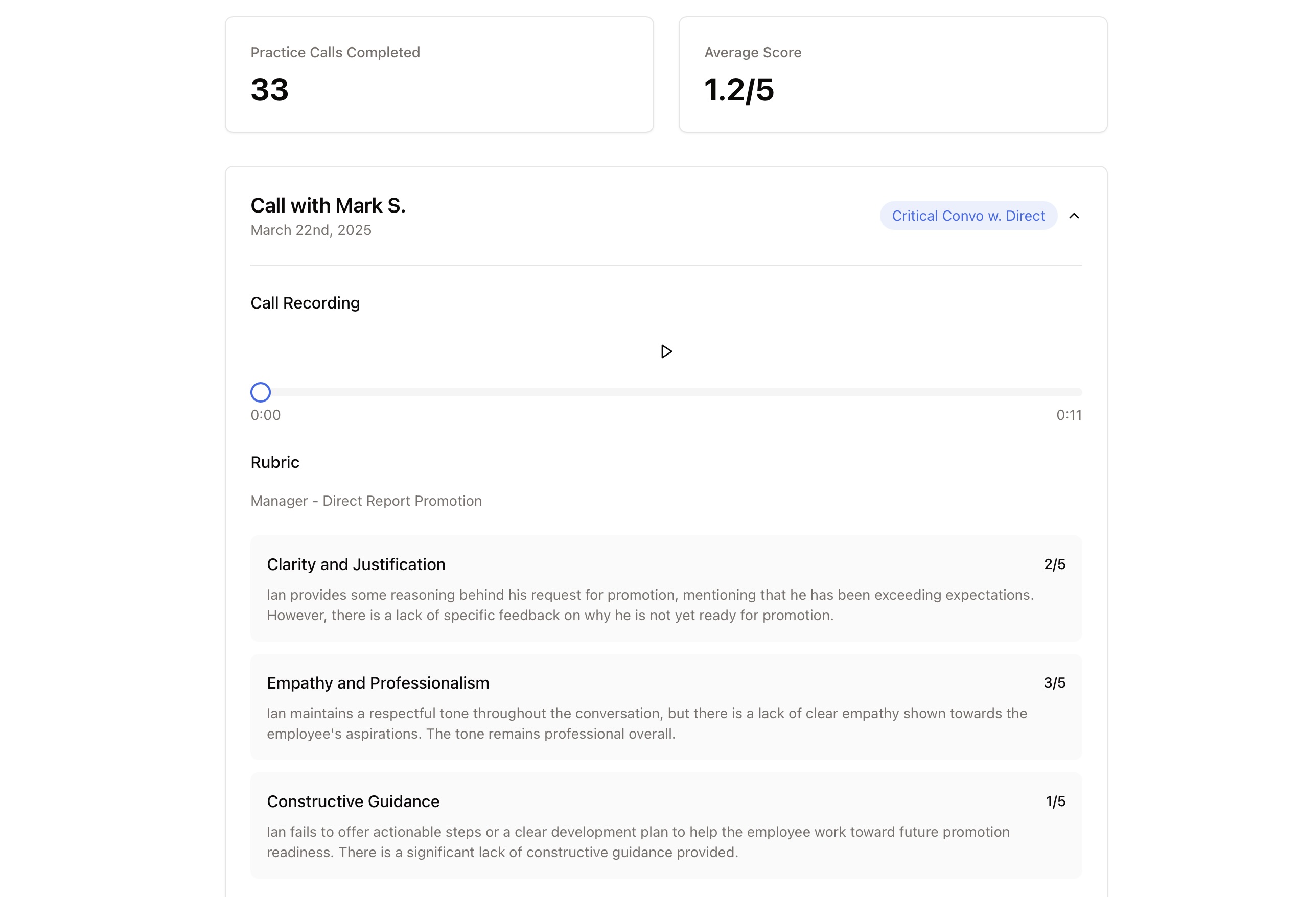 PracticeCallAI - Voice AI Practice Calls with Instant Feedback